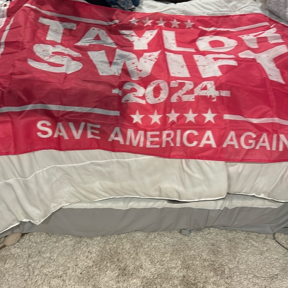 Amazon | Wall Decor | Taylor Swift Save America Again Pink Flag | Poshmark